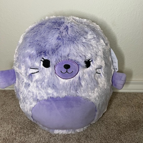Squishmallows | Toys | New Ellen The Seal Fuzzamallow Squishmallow ...